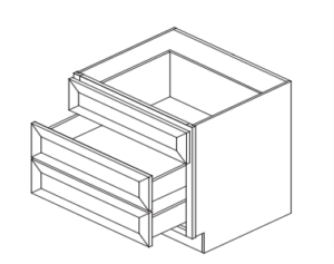 3-Drawer Base Cabinet, 30" Wide - 3DB30 - VIP Cabinets